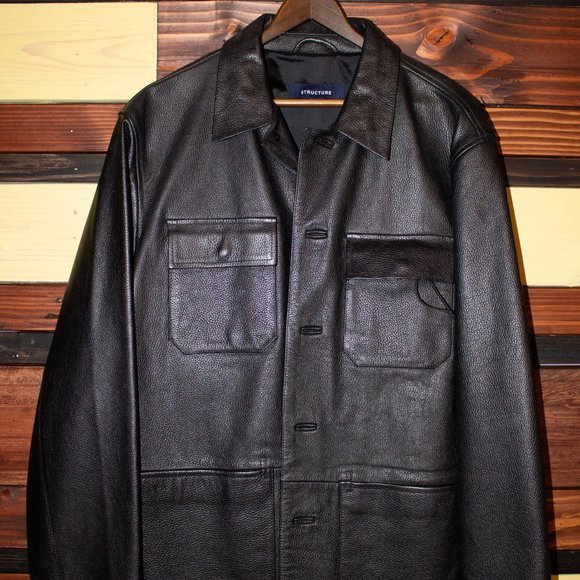 Structure | Jackets & Coats | Mens Leather Jacket | Poshmark